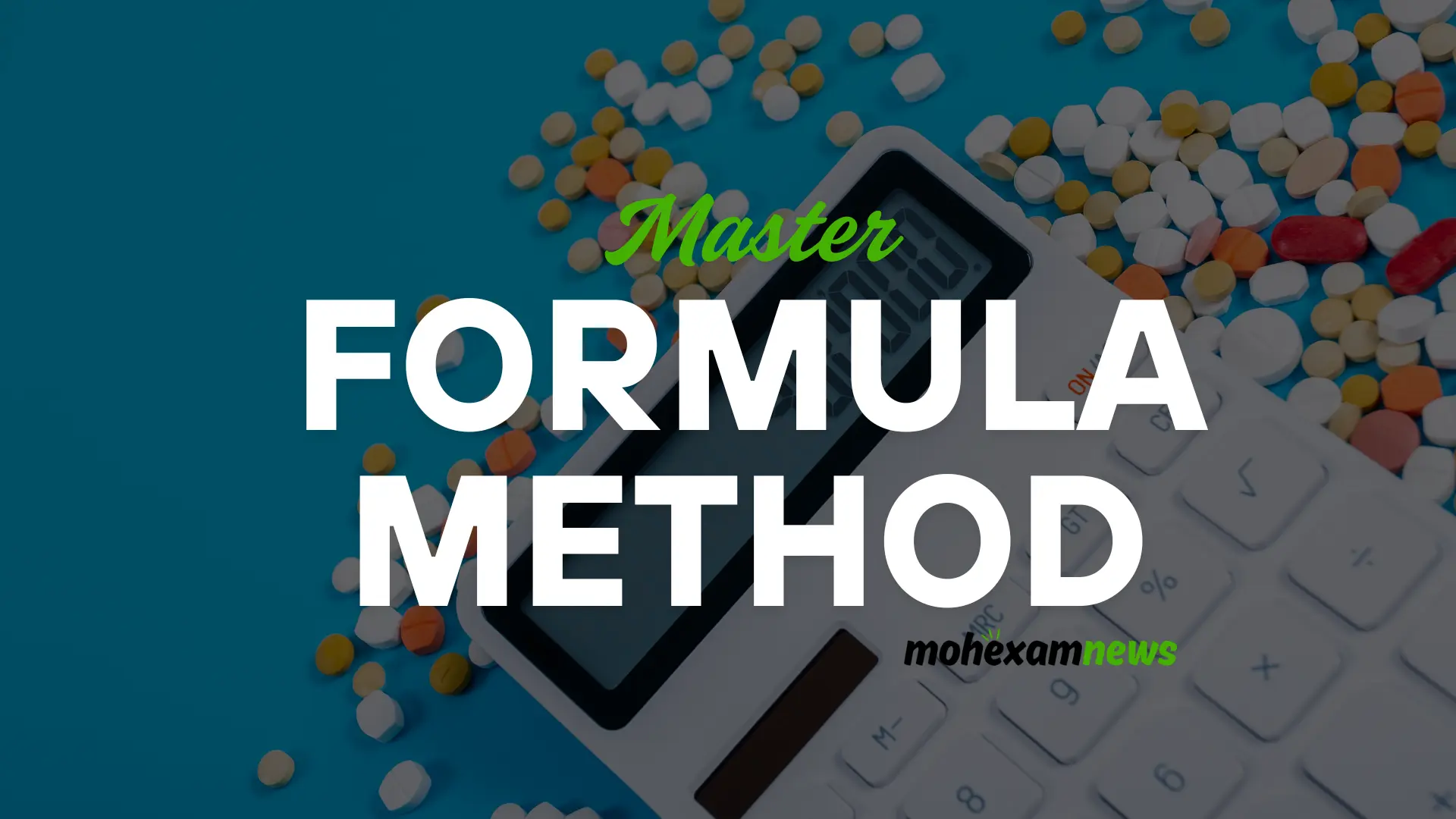 How I Mastered Dosage Calculations Using The Formula Method